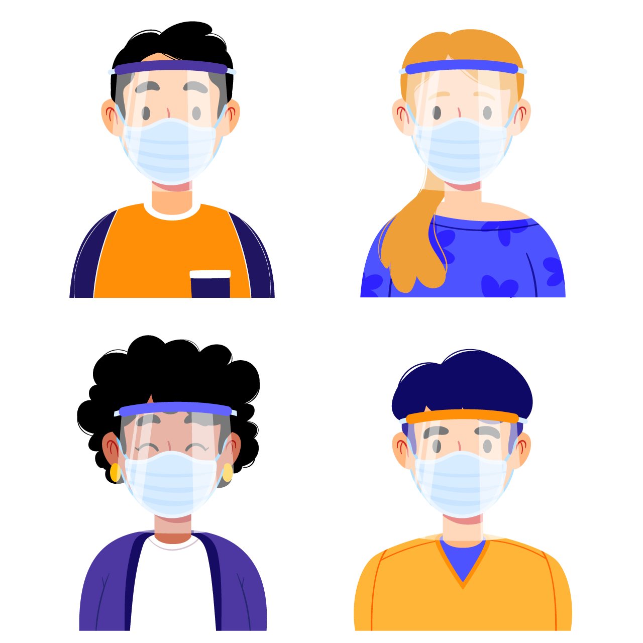 Face Shield Clipart | kmkm.com